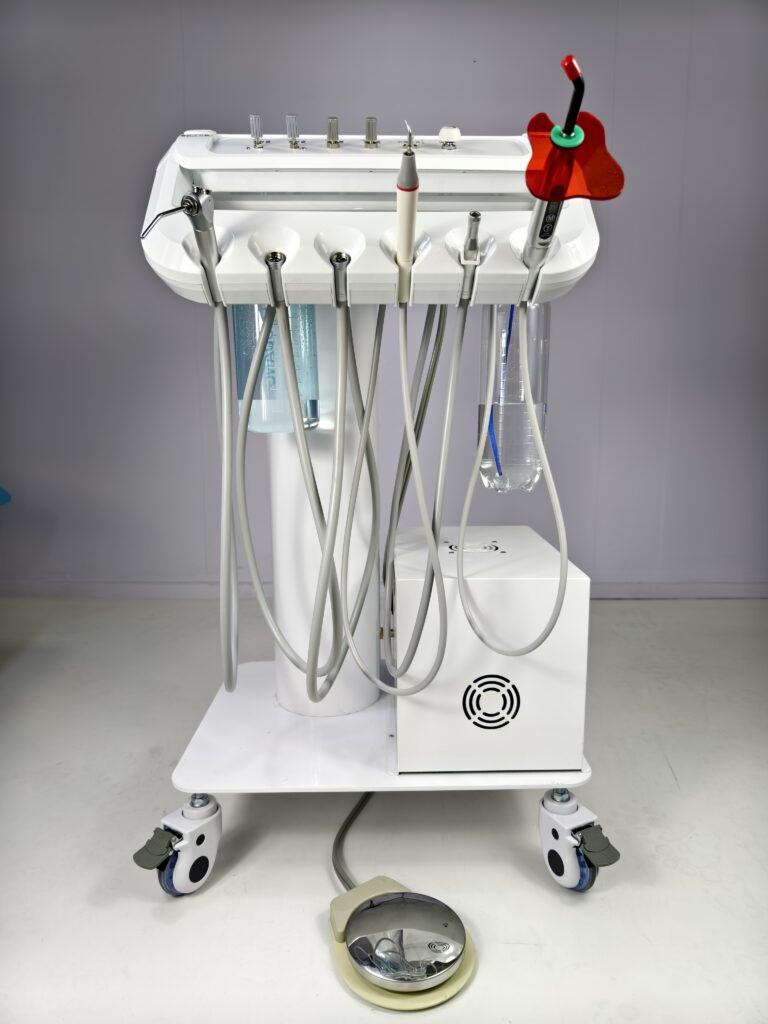 2024 New Mobile Dental Unit Cart with 13L Air Tank